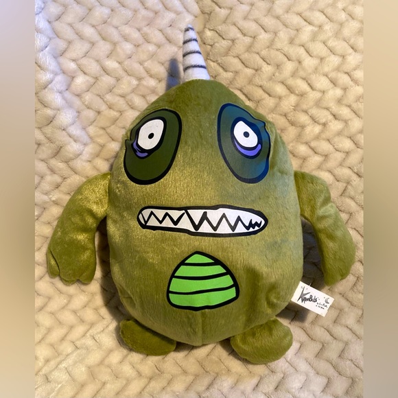 Kreebils | Toys | Kreebils Klomper One Horned Monster Plush Toy | Poshmark